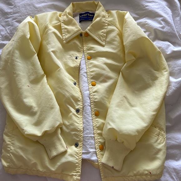 STARTER | Jackets & Coats | Vintage Starter Jacket Yellow | Poshmark